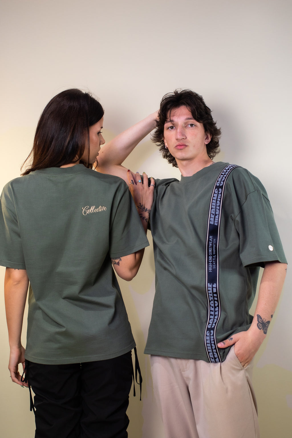 Mediums Collective High-End Tshirt - Olive Green – M E D I U M S